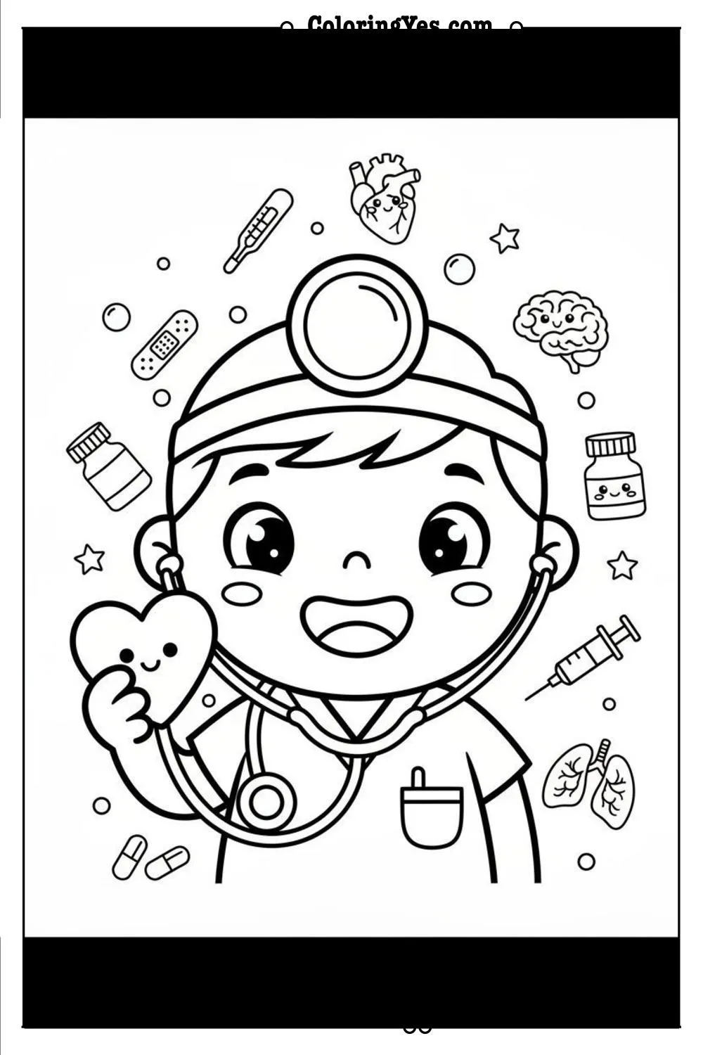 Doctors coloring pages: +21 Best Free Prints to Download