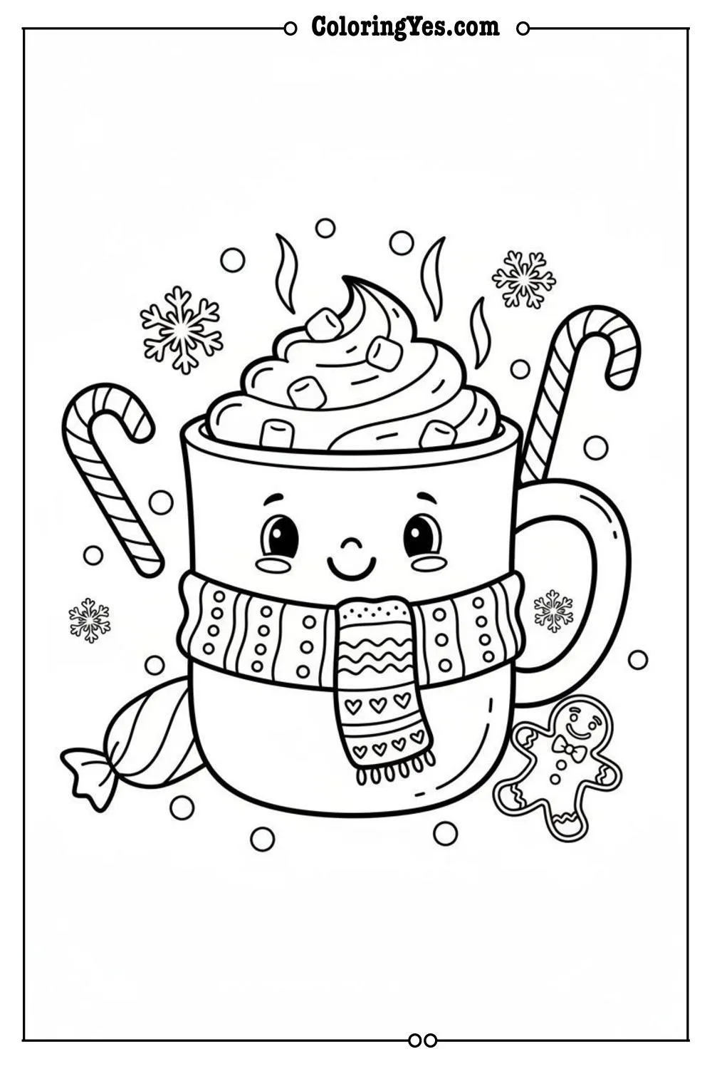 Winter Coloring Pages: +22 Best Designs for Kids