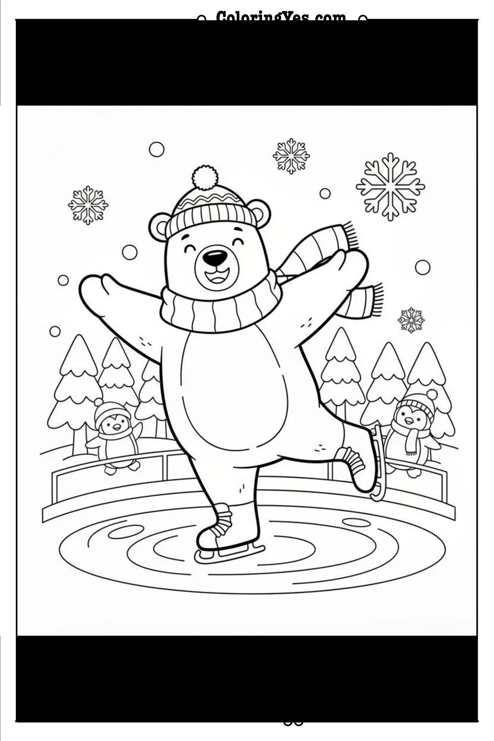 Winter Coloring Pages: +22 Best Designs for Kids