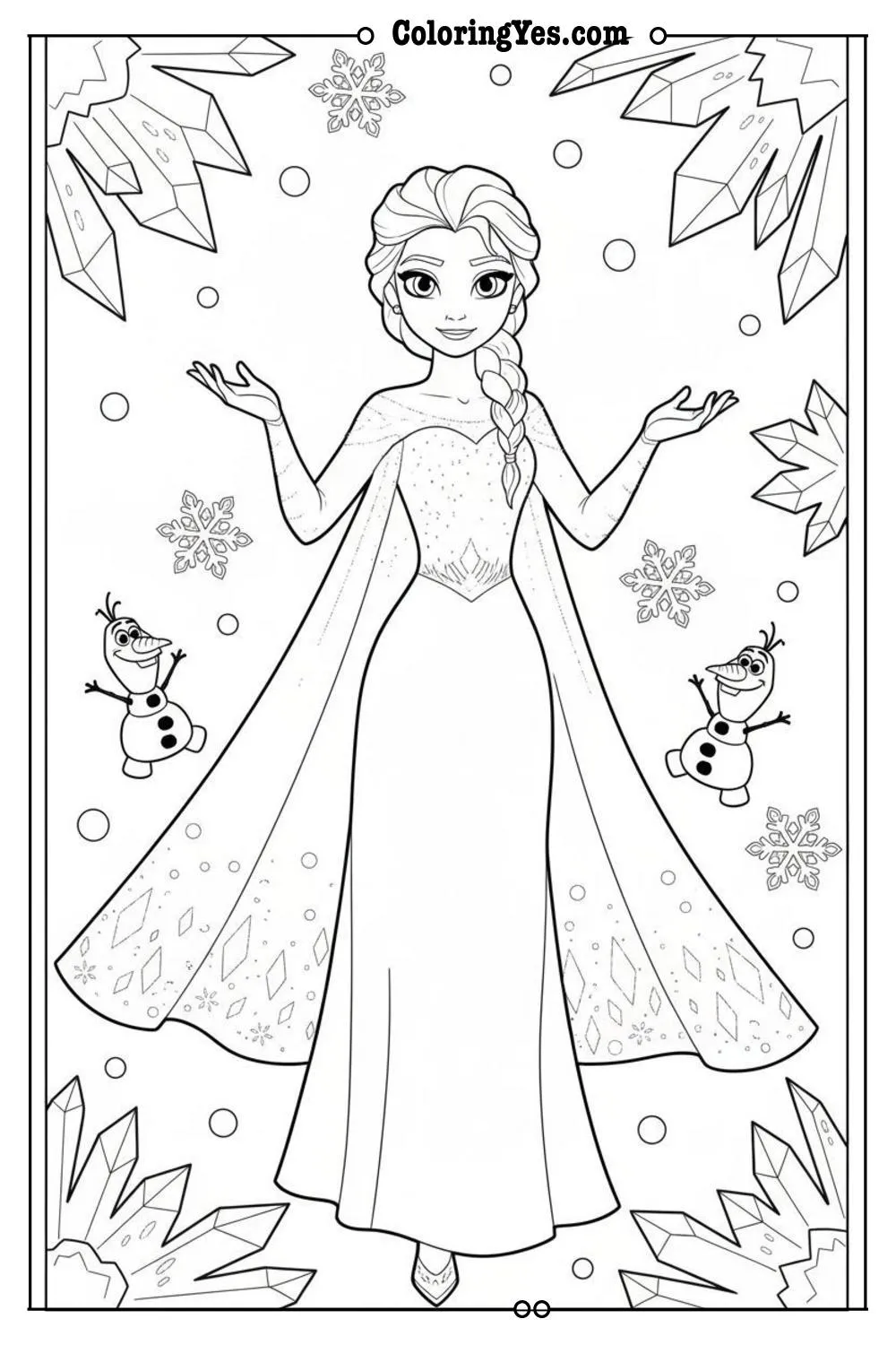 Frozen coloring pages: +27 Best Ways to Spark Creativity